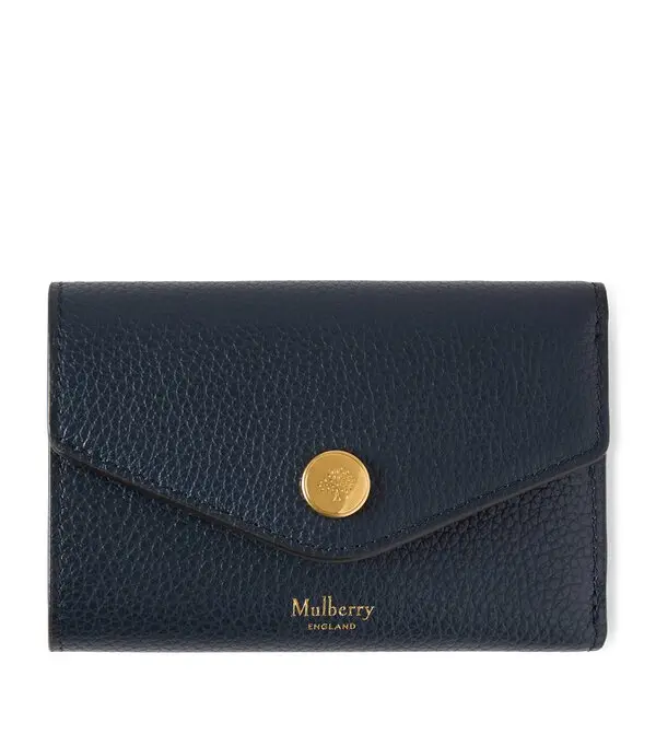 Mulberry Leather Folded Multi-card Wallet - Black