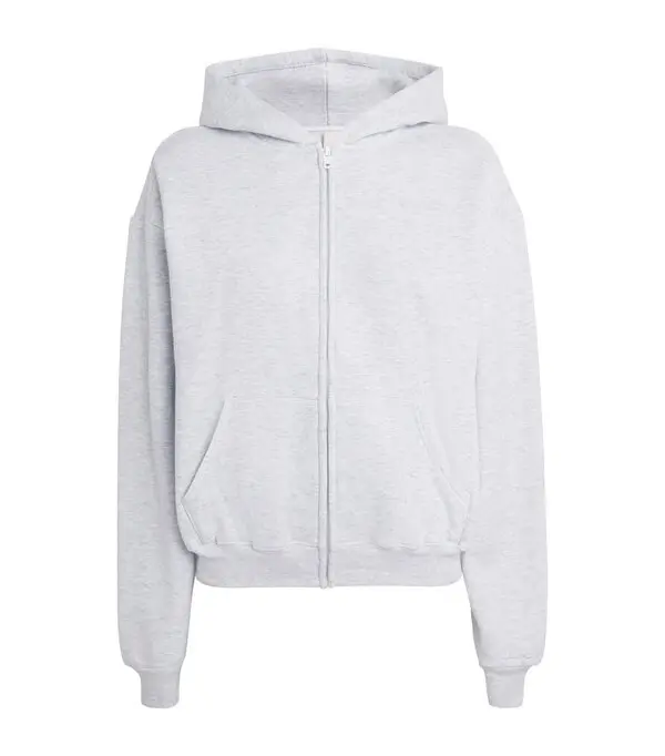 SKIMS Cotton-blend Fleece Classic Hoodie - Grey