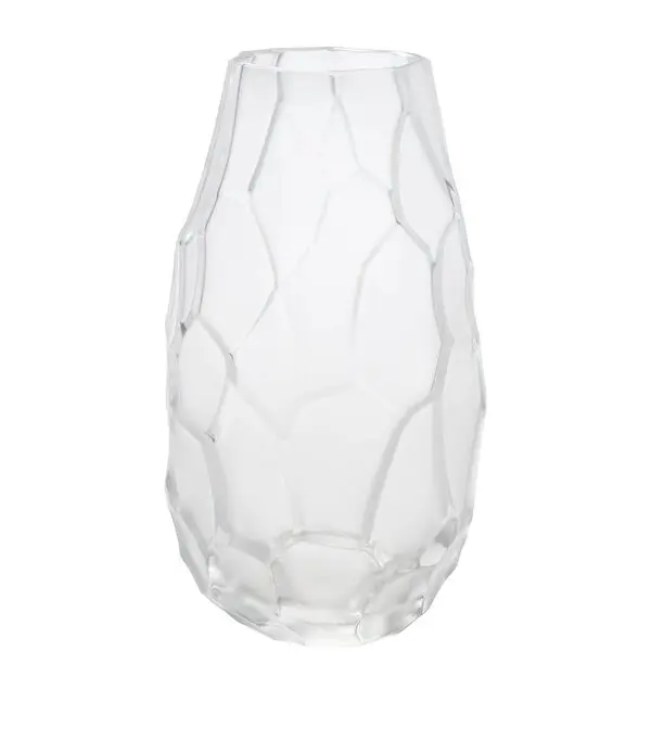 Lalique Small Crystal Silex Vase - Clear