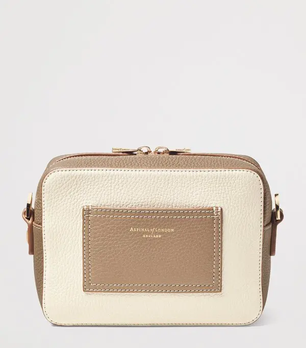 ASPINAL OF LONDON Leather Camera Bag - Neutral