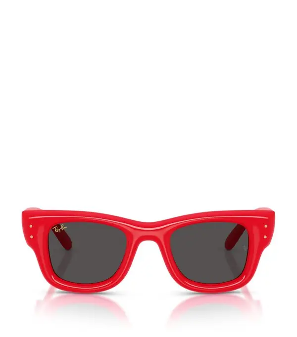 Ray-ban X A$ap Rocky Wayfarer Puffer Sunglasses - Red