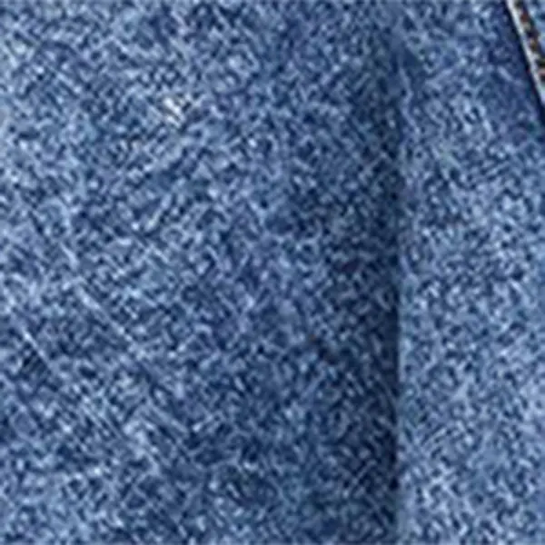 Alaïa Ruffled Split Jeans - Blue