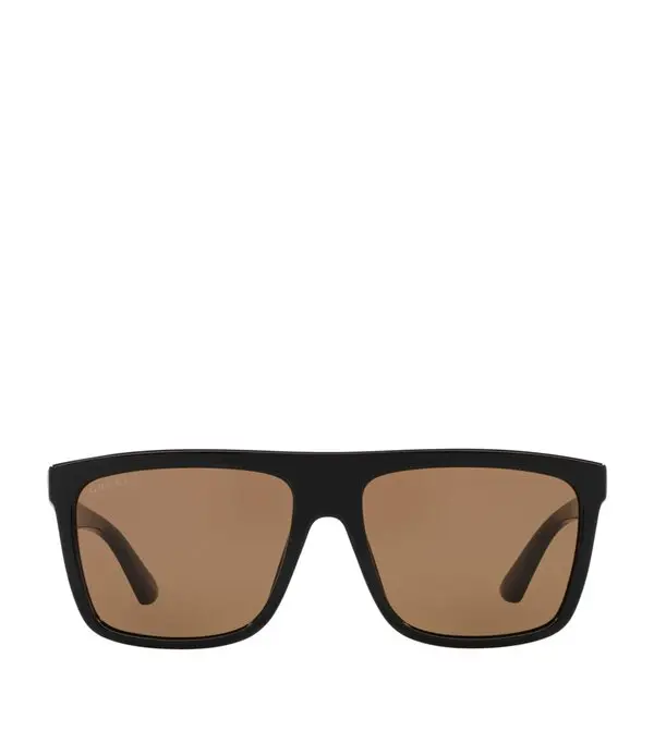 Gucci Injected 0gc0018s0 Sunglasses - Gold