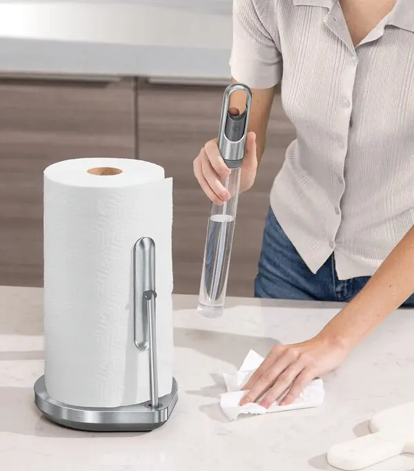 SIMPLEHUMAN Paper Towel Holder And Spray Pump