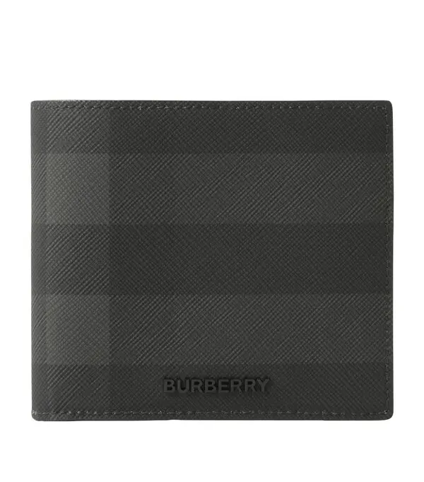 Burberry Check Bifold Wallet - Grey