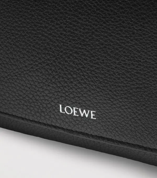 Loewe Small Pebble Leather Messenger Bag - Black