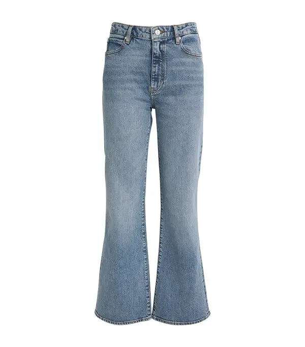 FRAME The Pixie Arrow Bootcut Jeans - Navy