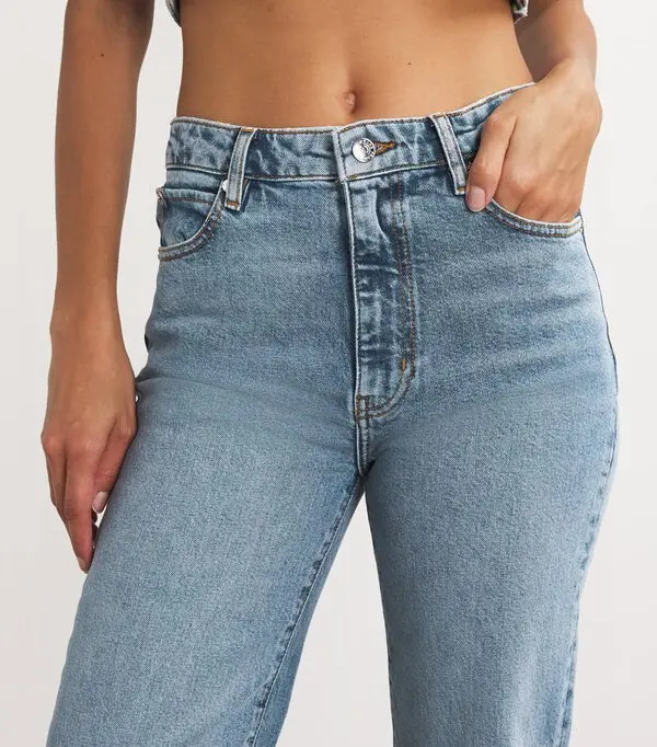 FRAME The Pixie Arrow Bootcut Jeans - Navy