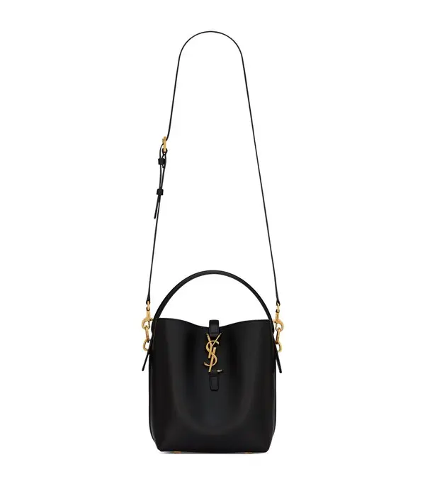 Saint Laurent Small Le 37 Bucket Bag - Black