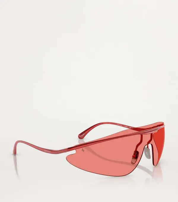 FERRARI Metal Irregular Sunglasses - Red