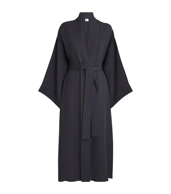 Eleventy Linen Kimono - Grey