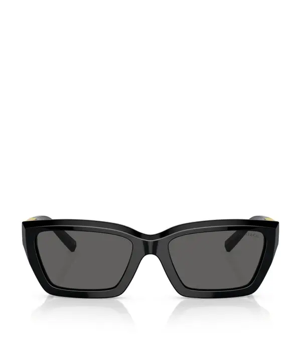 Tiffany & Co. Acetate Rectangular Sunglasses - Black