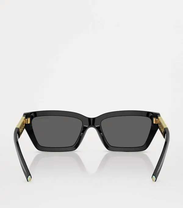 Tiffany & Co. Acetate Rectangle Sunglasses - Black