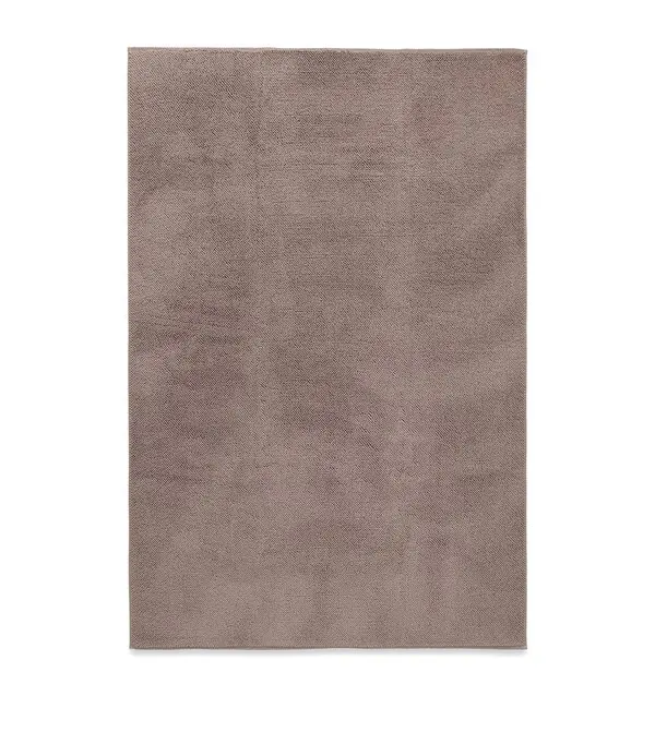 HAMAM Organic Cotton Pera Woven Bath Mat - Blue
