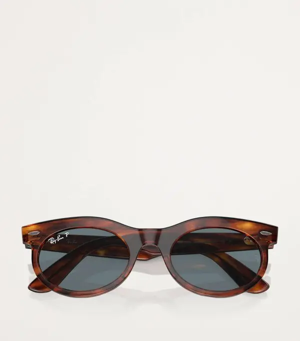 Ray-ban Wayfarer Oval Sunglasses - Brown