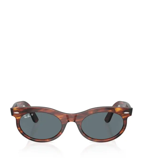 Ray-ban Wayfarer Oval Sunglasses - Brown