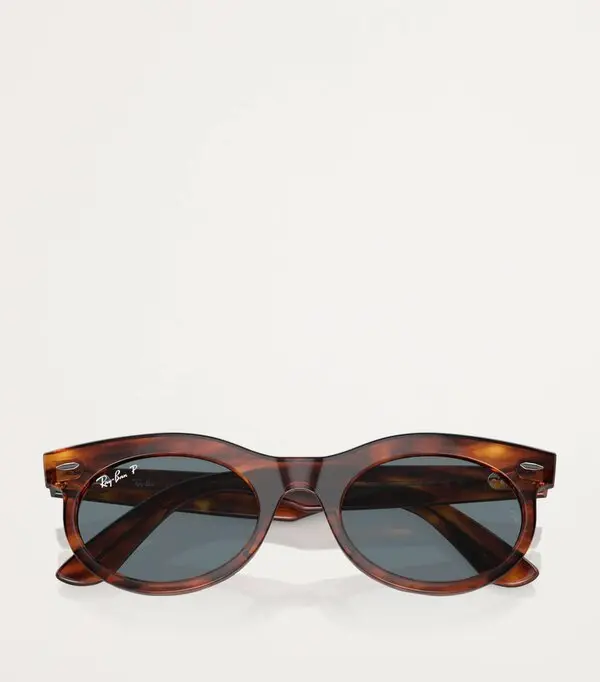 Ray-ban Wayfarer Oval Sunglasses - Brown