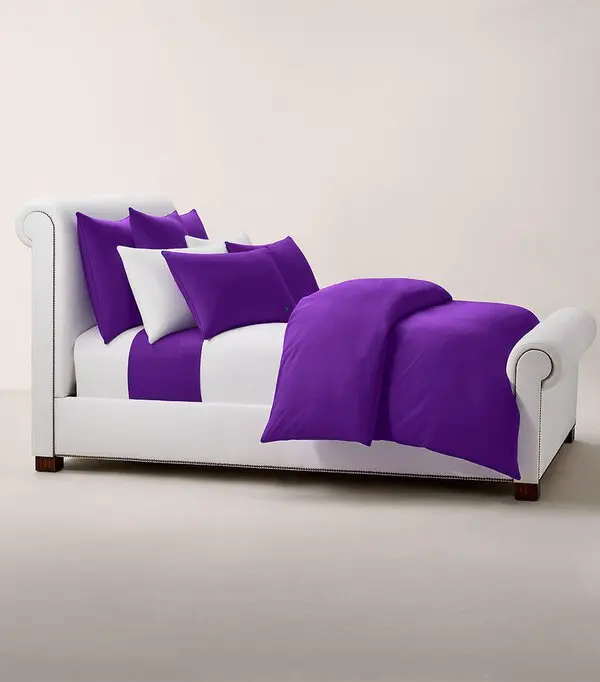 Ralph Lauren Cotton Super King Duvet Cover - Purple