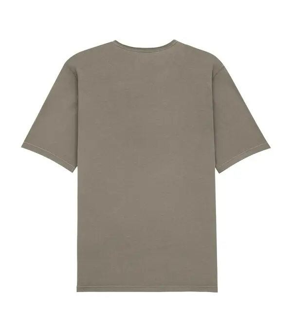Saint Laurent Cotton Logo T-shirt - Grey