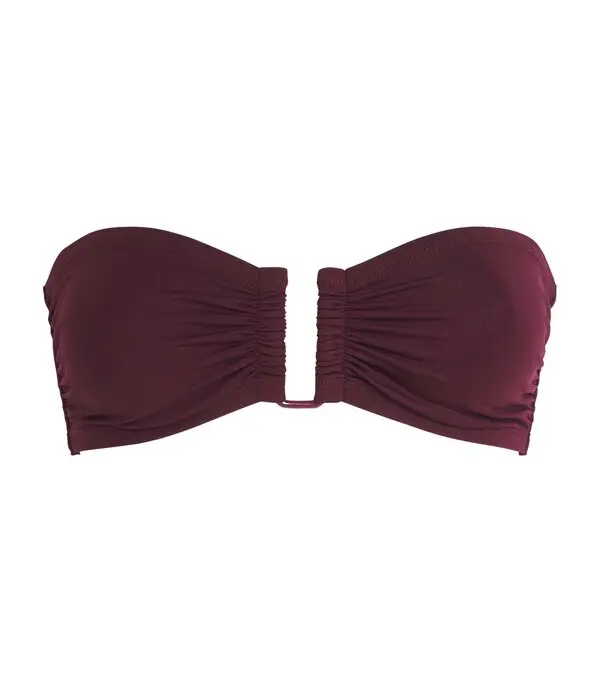 ERES Show Bandeau Bikini Top - Burgundy