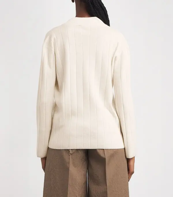 Max Mara Cashmere V-neck Pullover