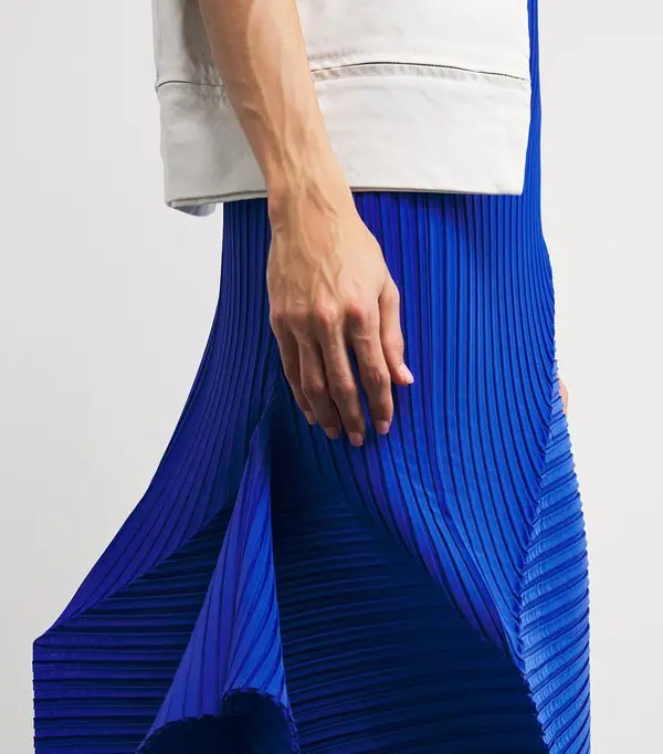 Issey Miyake Fold Pleats Maxi Dress