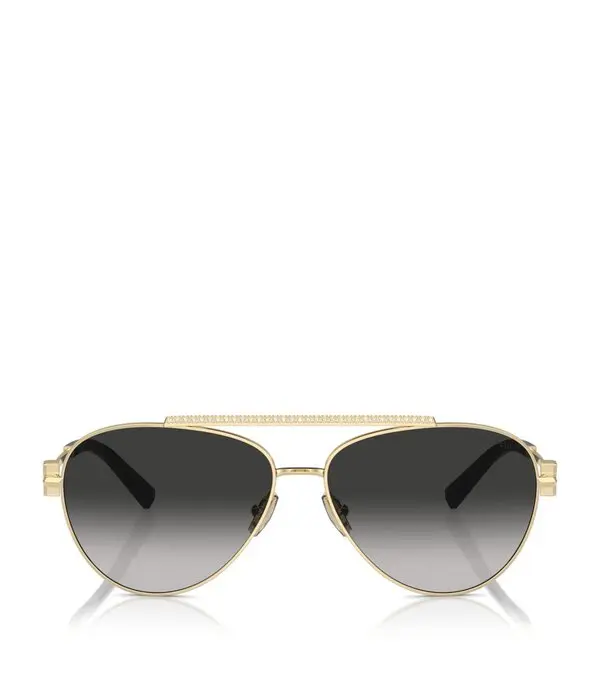 Tiffany & Co. Acetate Sunglasses - Gold