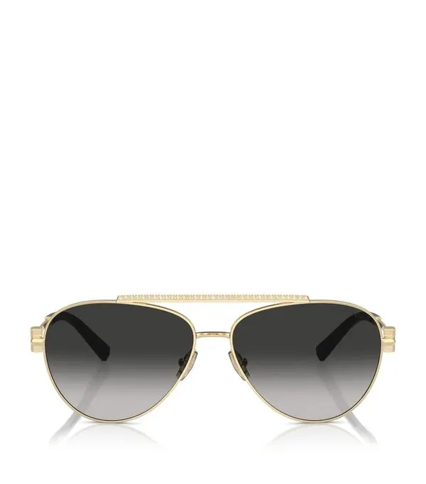 Tiffany & Co. Acetate Sunglasses - Gold