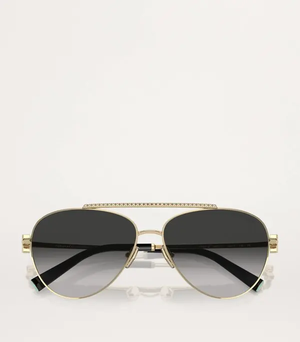 Tiffany & Co. Acetate Sunglasses - Gold