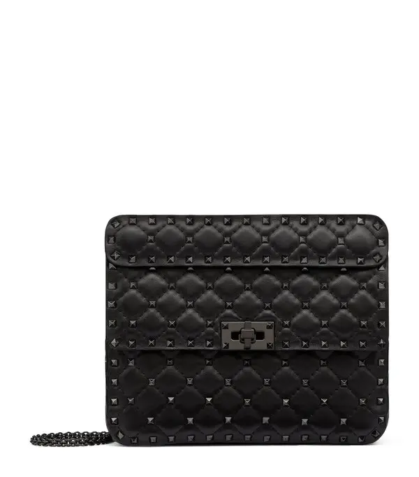Valentino Garavani Leather Rockstud Spike Shoulder Bag