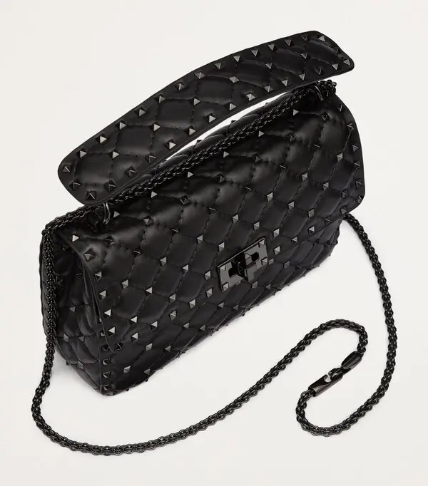 Valentino Garavani Leather Rockstud Spike Shoulder Bag