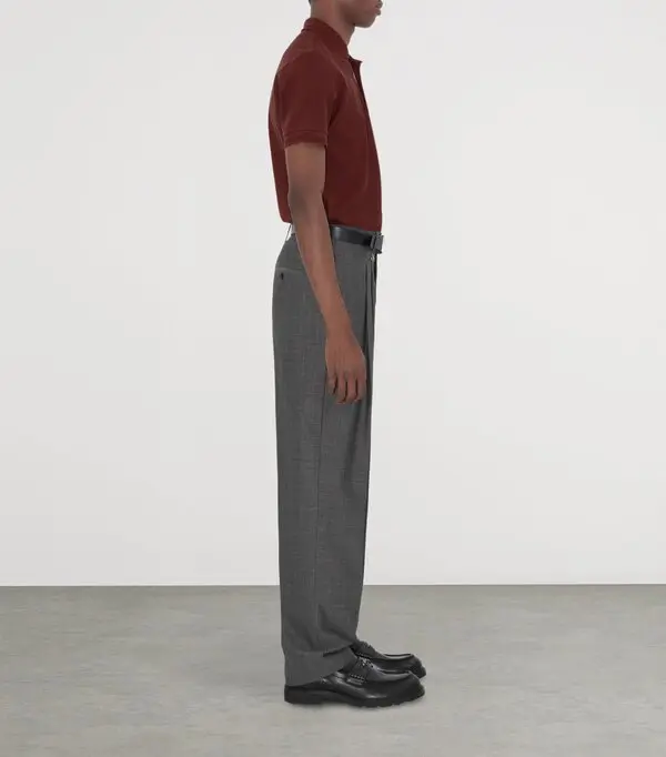 Burberry Piqué Cotton Polo Shirt - Burgundy