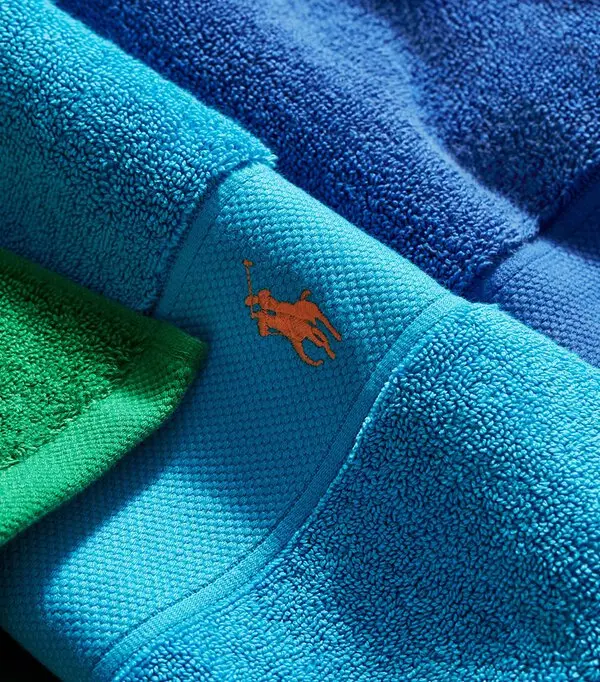 Ralph Lauren Polo Player Hand Towel - Turquoise
