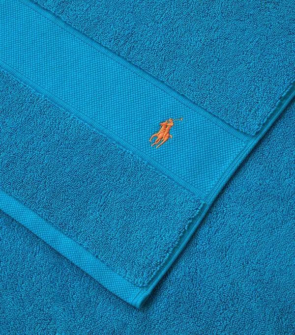 Ralph Lauren Polo Player Hand Towel - Turquoise
