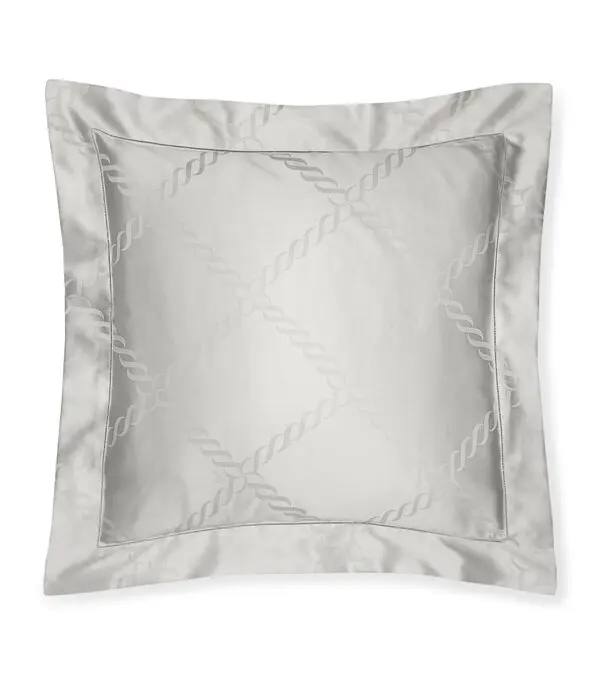 PRATESI Treccia Square Pillowcase - Grey