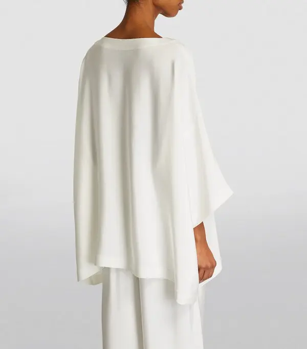 Eskandar Silk Boat-neck Tunic