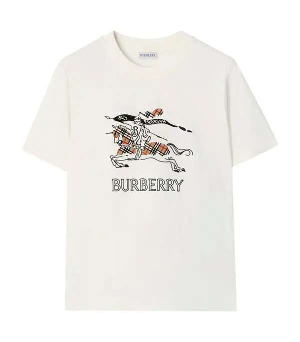 Burberry Cotton Ekd T-shirt - White