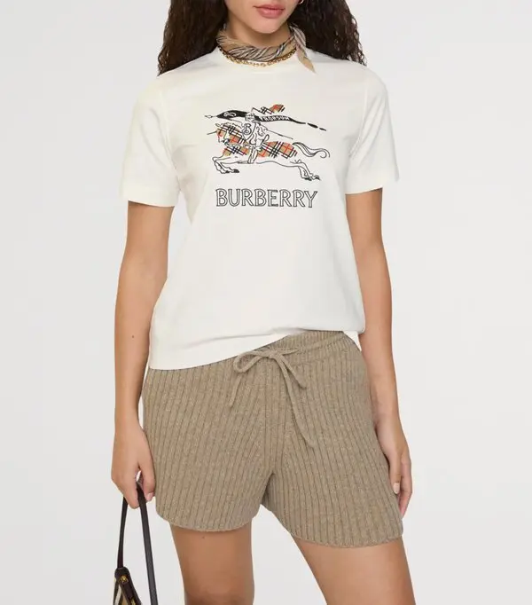 Burberry Cotton Ekd T-shirt - White