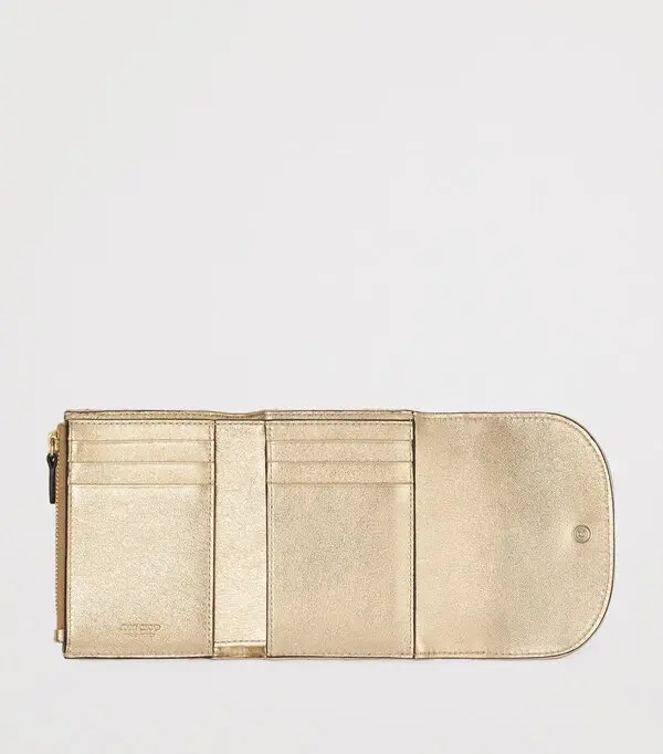 JIMMY CHOO Curve Marinda Leather Wallet