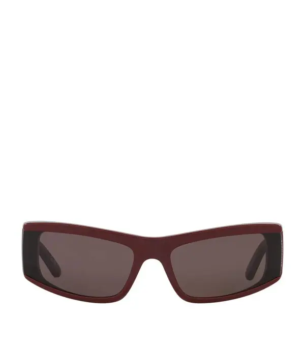 Balenciaga Acetate 06e000315 Sunglasses - Red