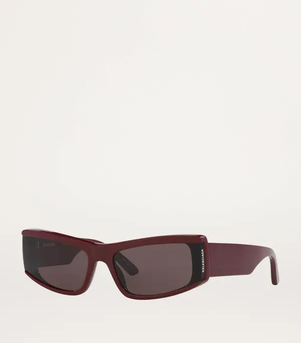 Balenciaga Acetate 06e000315 Sunglasses - Red