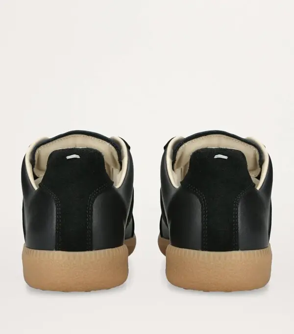 MAISON MARGIELA Leather Replica Sneakers - Black