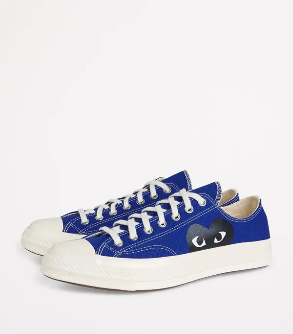 Play Comme Des Garcon X Converse Heart Chuck Taylor All Star '70 Low-top Sneakers - Blue