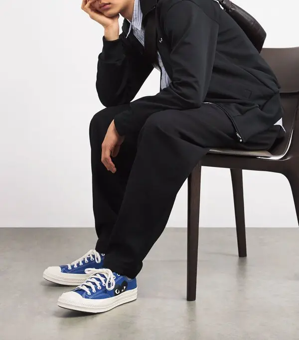 Play Comme Des Garcon X Converse Heart Chuck Taylor All Star '70 Low-top Sneakers - Blue
