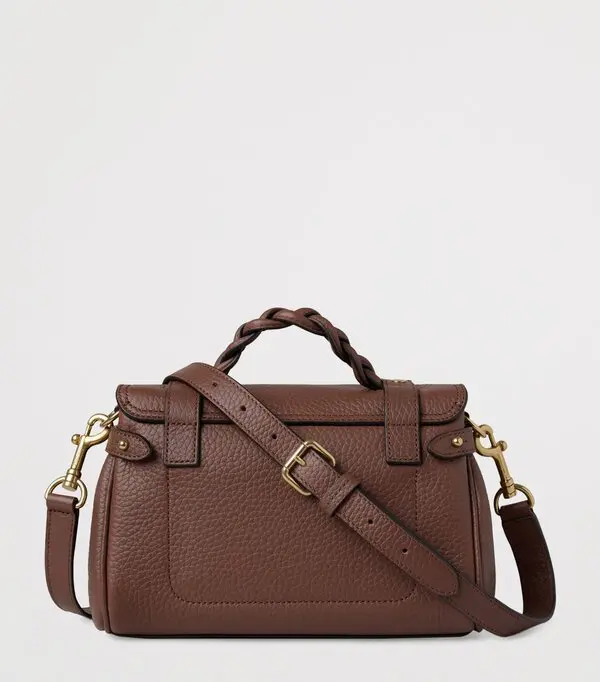 Mulberry Mini Leather Alexa Crossbody Bag - Brown