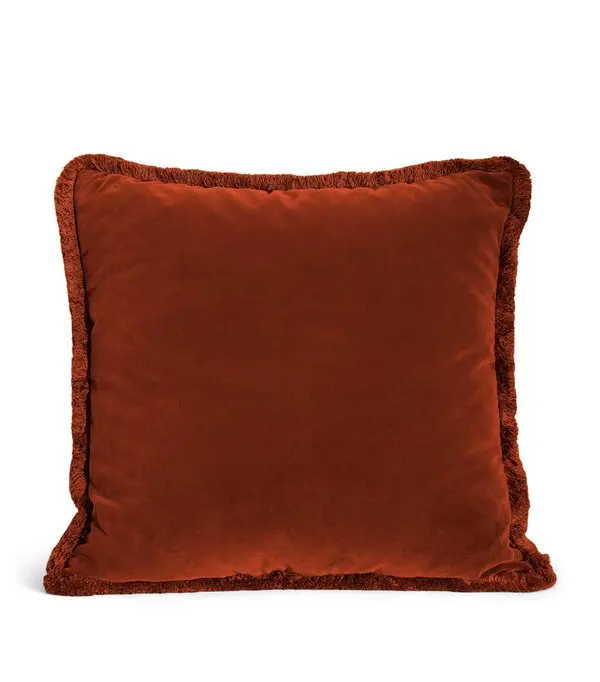 SOHO HOME Velvet Margeaux Cushion - Orange