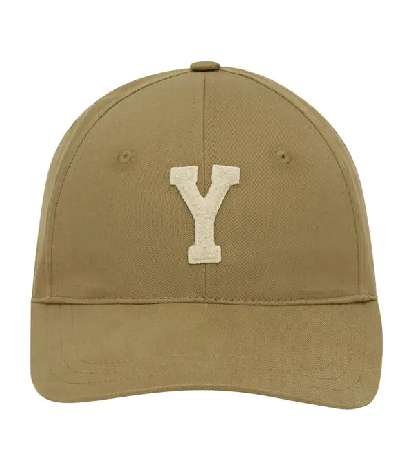 Saint Laurent Y Varsity Baseball Cap - Beige