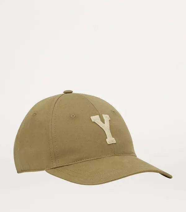 Saint Laurent Y Varsity Baseball Cap - Beige