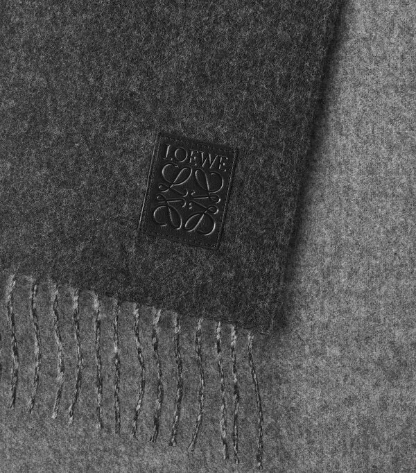 Loewe Wool-cashmere Anagram Scarf