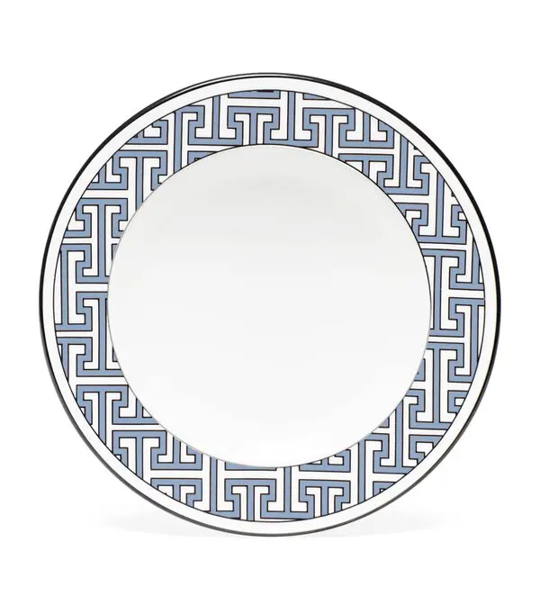 O.W.LONDON Maze Tea Plate - Blue